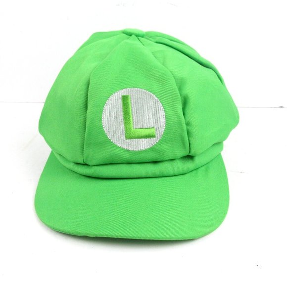 Accessories | Super Mario Bros Luigi Hat Costume Cosplay Adult Size ...